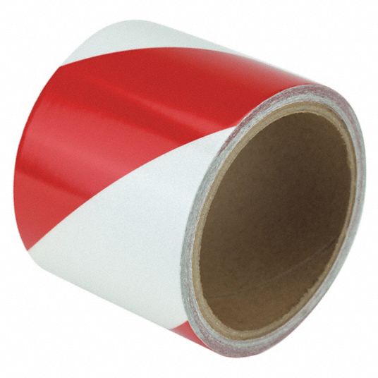 Reflective, Striped, Floor Marking Tape - 452A83|ZRS3X5RW - Grainger