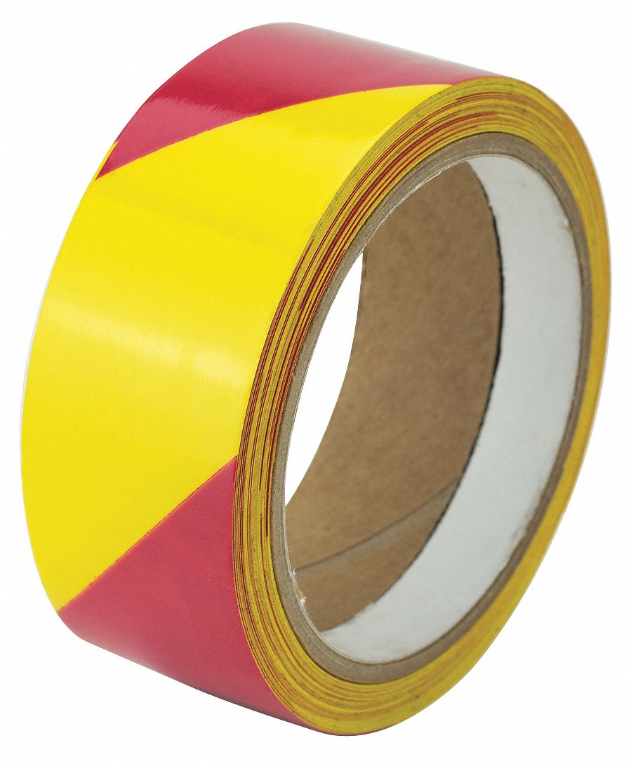 Gen Purpose, Striped, Floor Marking Tape - 452C35|15Y452 - Grainger