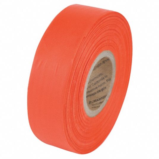 Orange, No Legend, Flagging Tape - 452C72|VST04 - Grainger