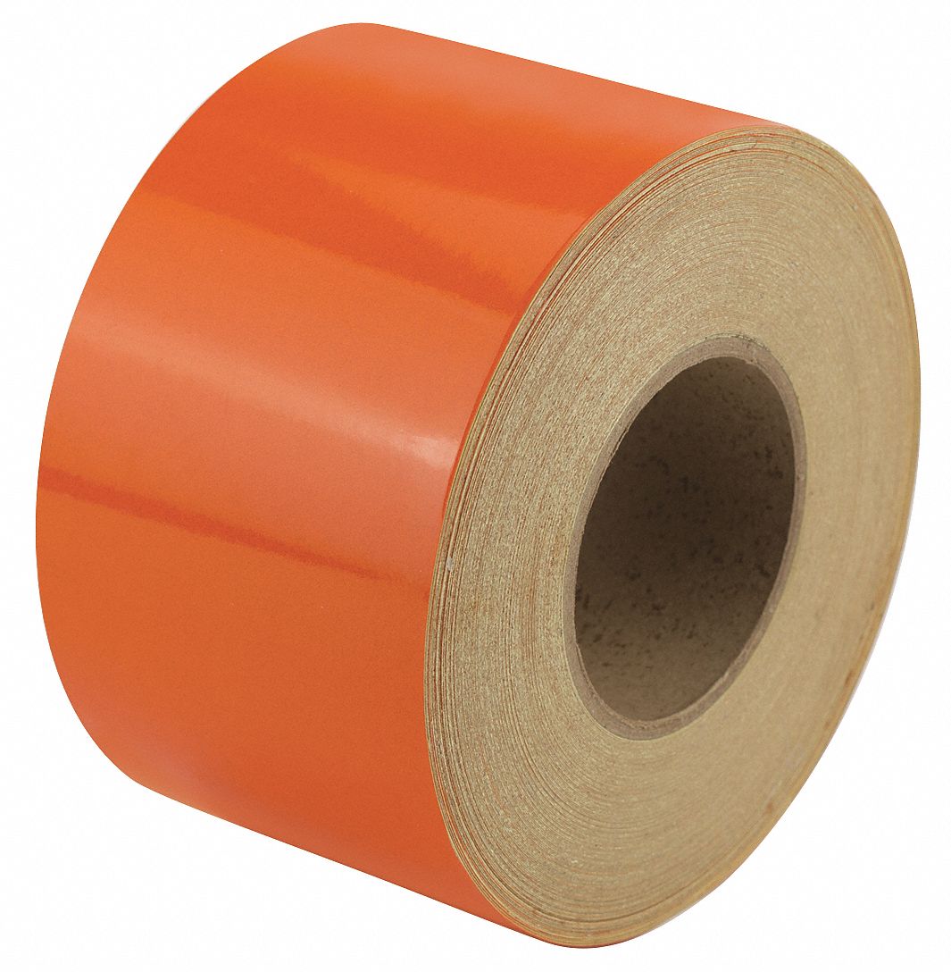 Reflective Solid Floor Marking Tape 452C90 RF8OR Grainger