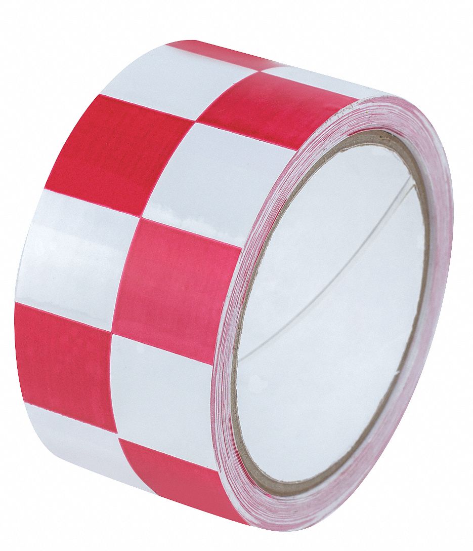Gen Purpose, Checkered, Floor Marking Tape - 452D29|8A753 - Grainger