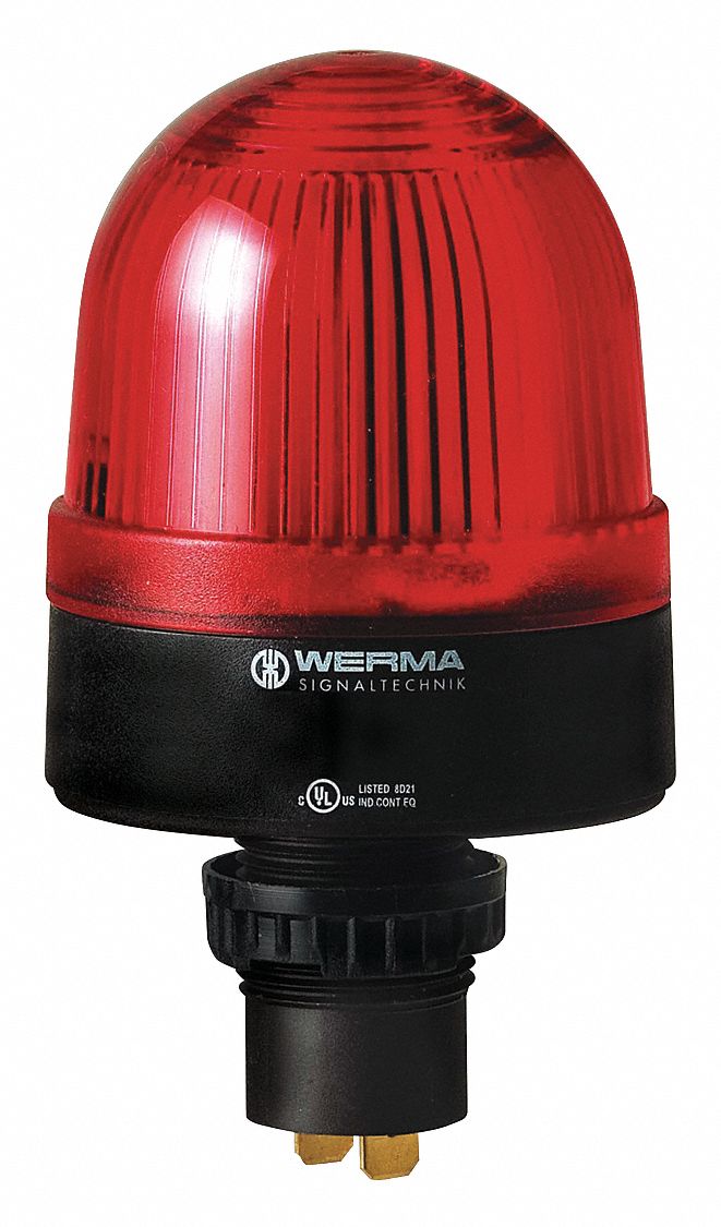 WERMA, Red, LED, Warning Light - 452U31|20710067 - Grainger