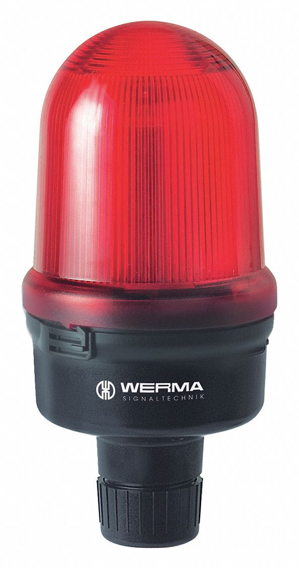 WERMA, Red, LED, Warning Light - 452U26|82910755 - Grainger