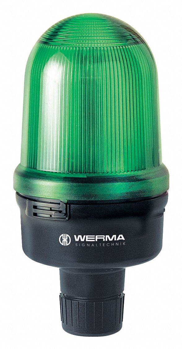 WERMA, Green, LED, Warning Light - 452U27|82920755 - Grainger