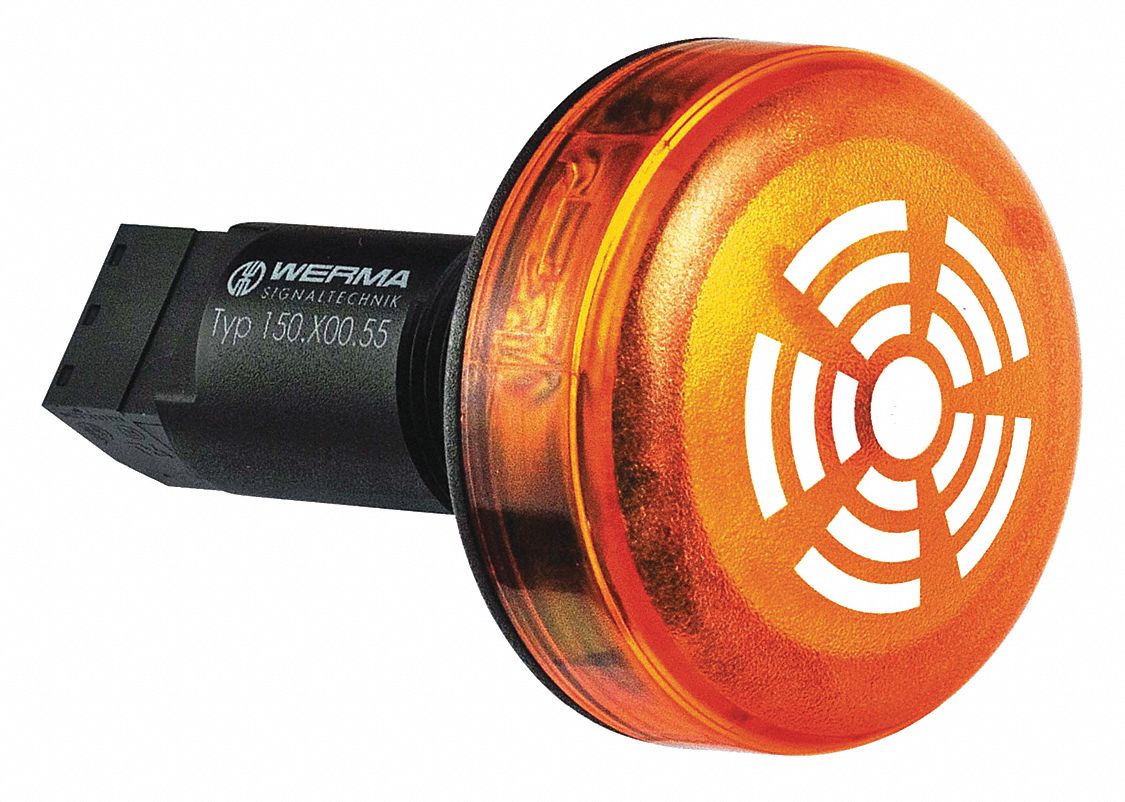 WERMA, 24V DC, 1 15/16 in Overall Wd, Buzzer - 452U53|15030055 - Grainger