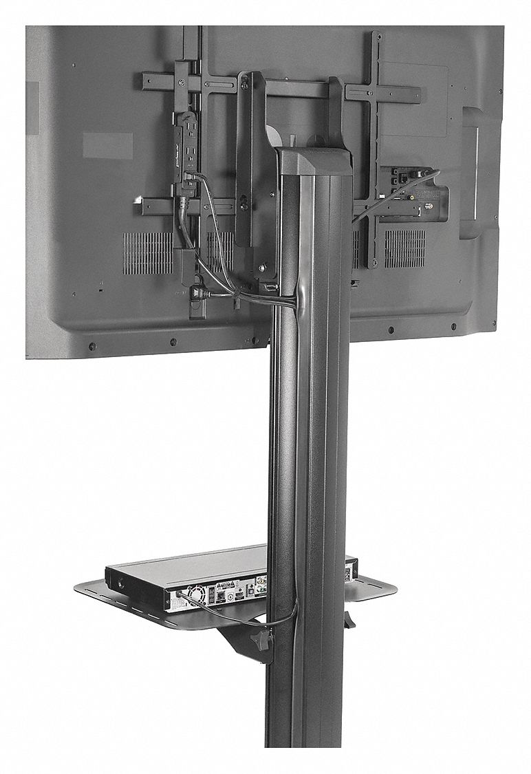 Flat Panel TV Stand, For Use With Televisions, Load Capacity (Lb.) 80 ...