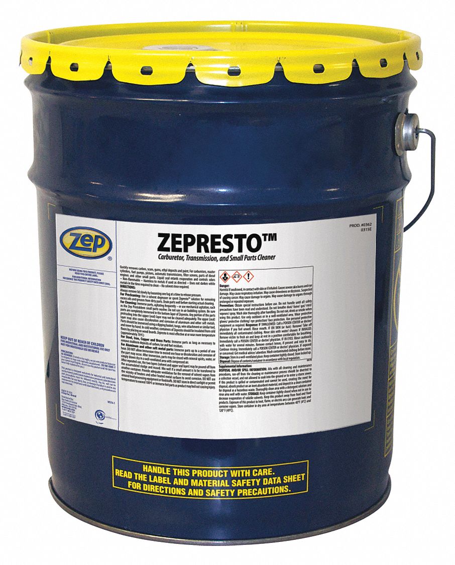 ZEP, Solvent, Film/Gums/Oil/Paint/Residues Including Burned On Carbon ...