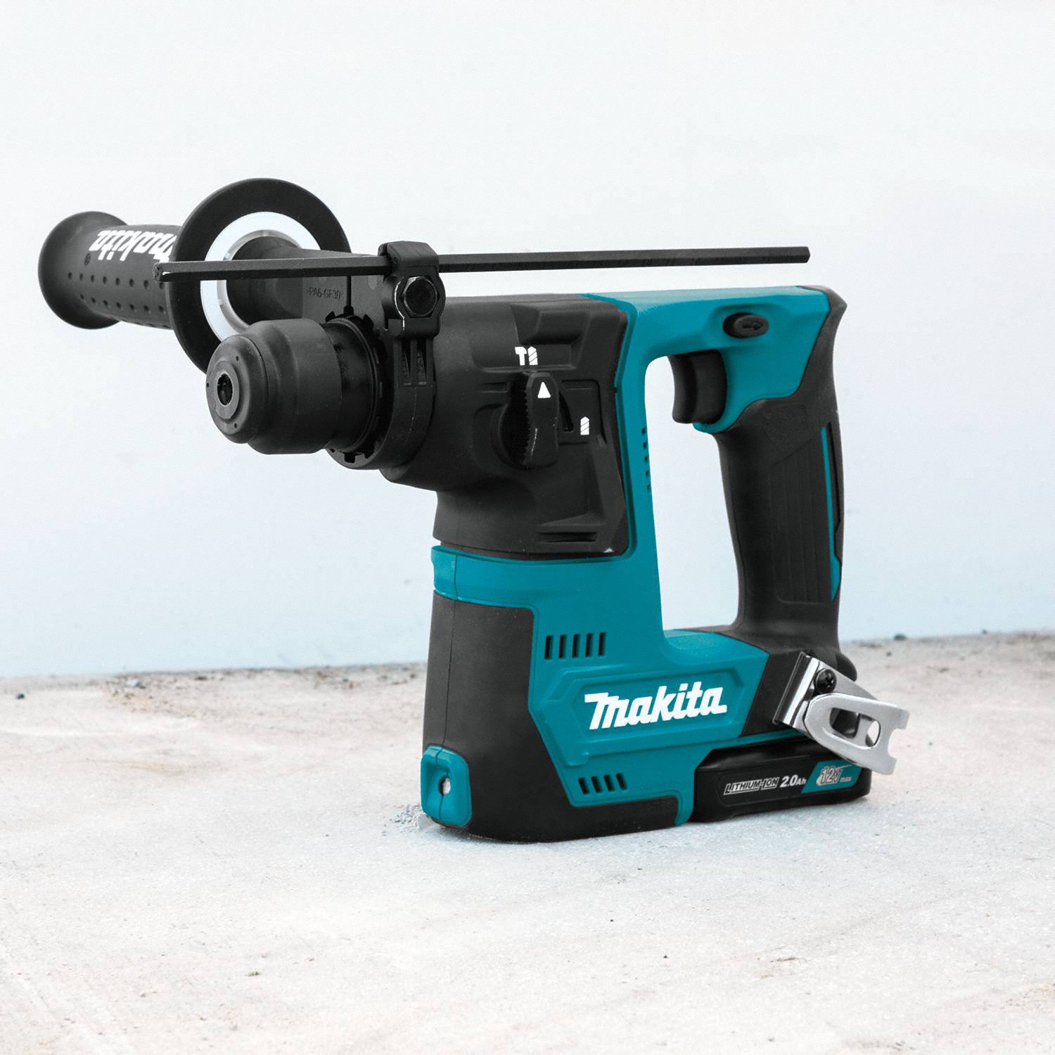 MAKITA Cordless Rotary Hammer Kit: D-Handle, 12V DC, SDS-Plus, 9/16 in ...