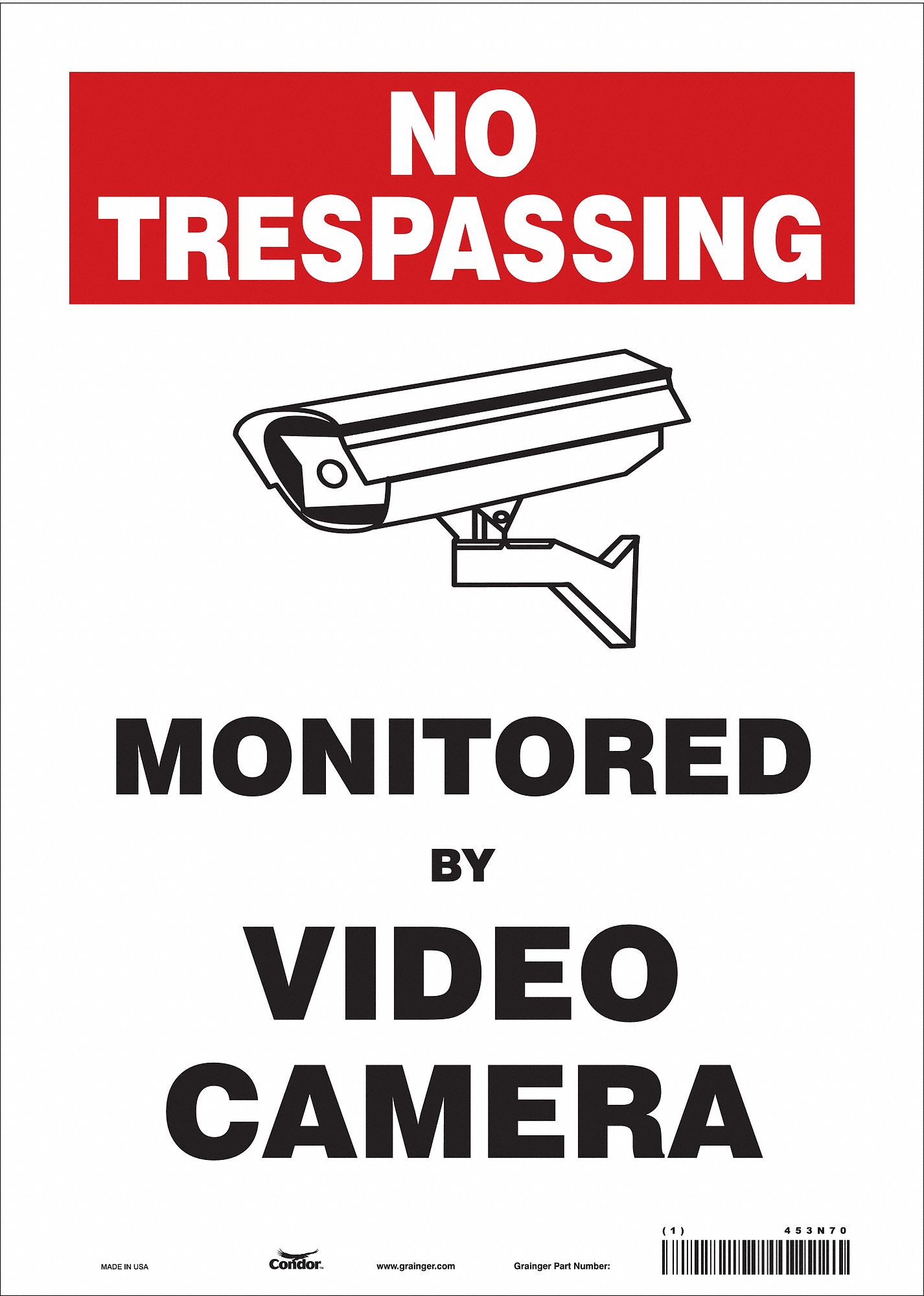 Vinyl, Adhesive Sign Mounting, Safety Sign - 453N70|453N70 - Grainger