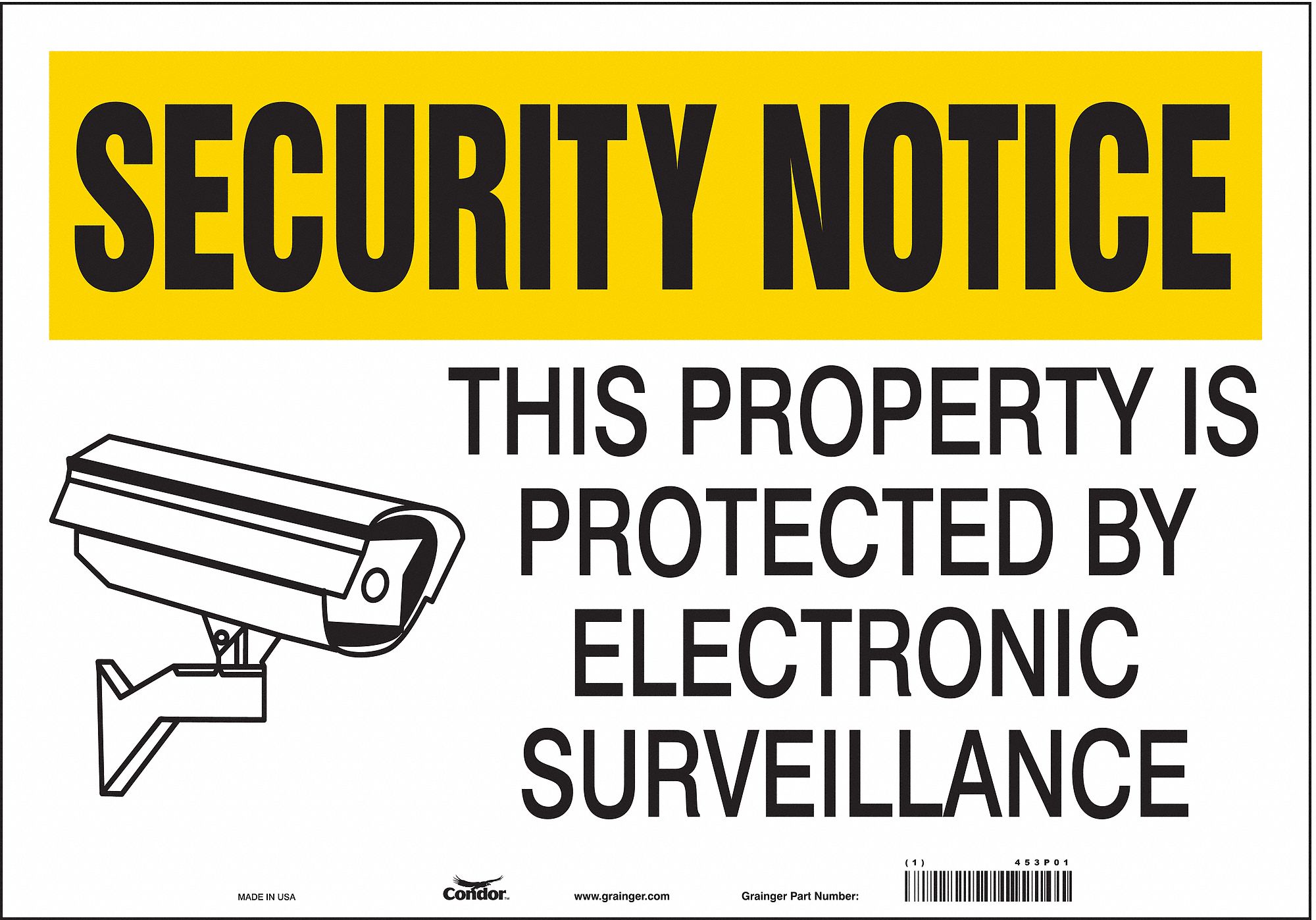 Vinyl, Adhesive Sign Mounting, Safety Sign - 453P01|453P01 - Grainger