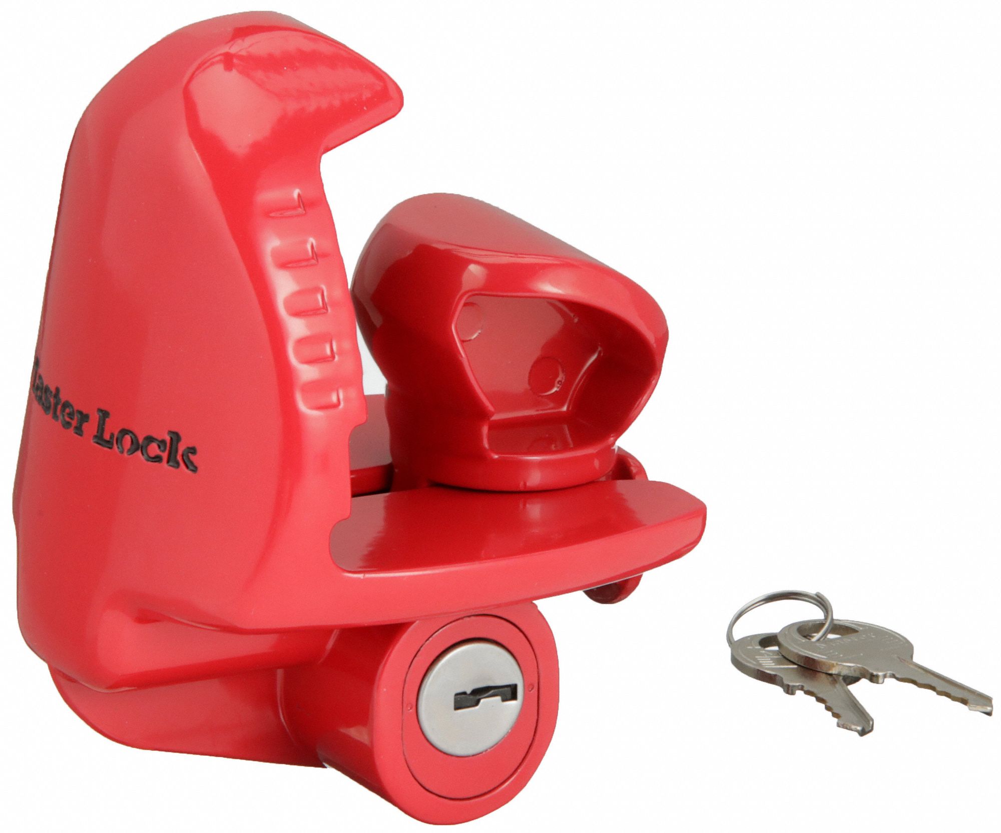 MASTER LOCK, Universal, 1 7/8 in/2 5/16 in/2 in, Coupler Lock - 453T31 ...