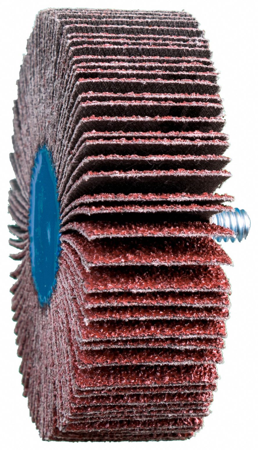 PFERD, 3 in Dia x 1 in W, 1/4"-20 Threaded-Shank, Interleaf Flap Wheel ...