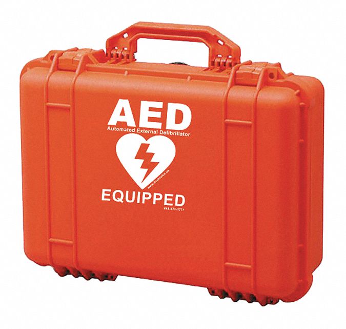 AED Rugged Case, Plastic, AED Rugged Case - 454H91|V18001 - Grainger