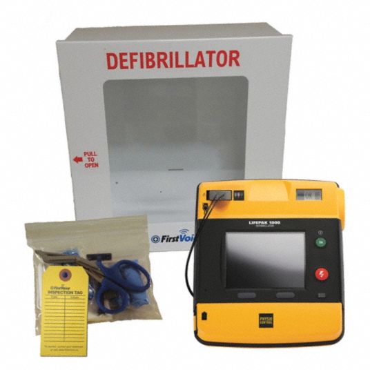 STRYKER PHYSIO-CONTROL, Lifepak 1000 Graphic Display Defibrillator with ...