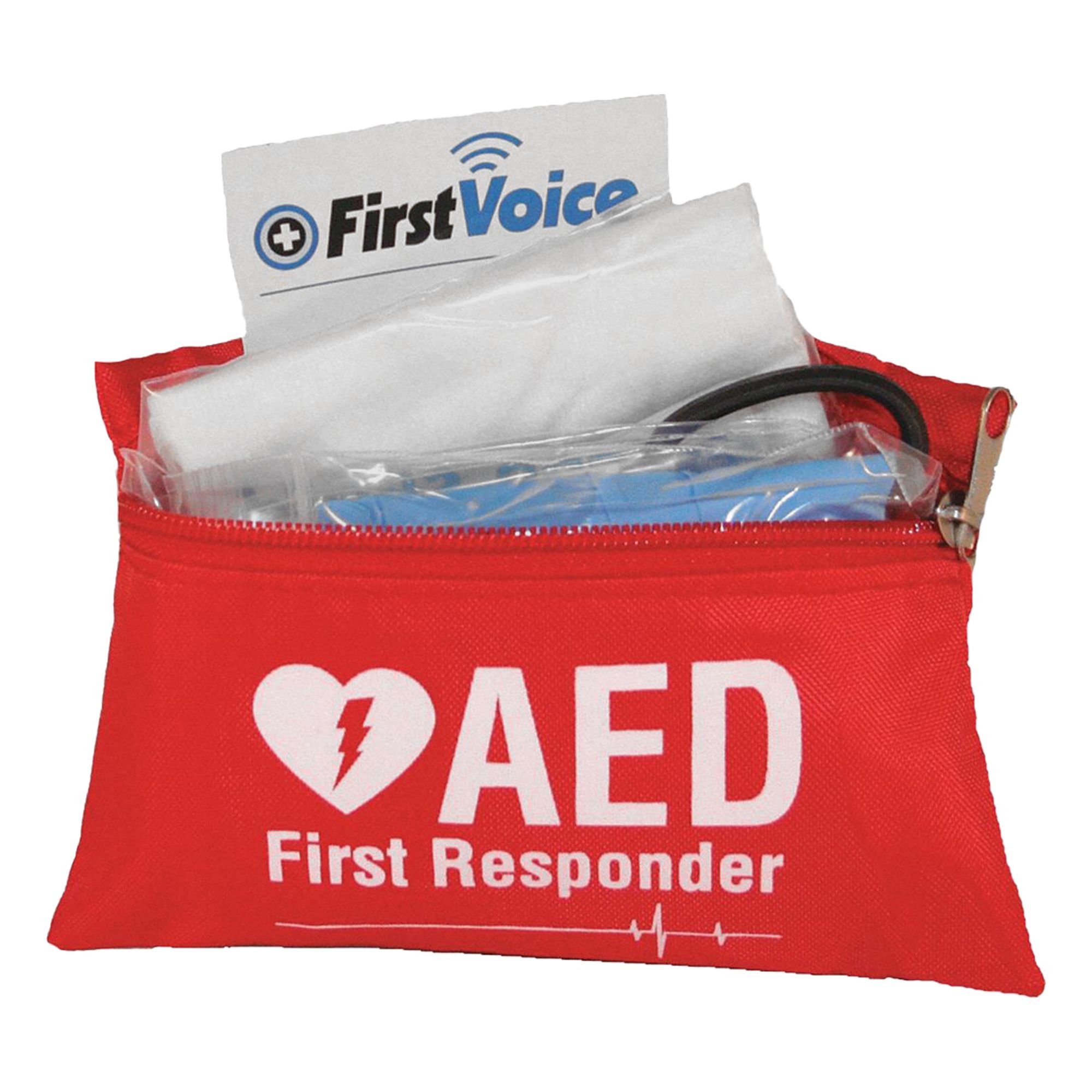 FIRST VOICE, Basic AED Responder Kit - 454H94|V18112 - Grainger