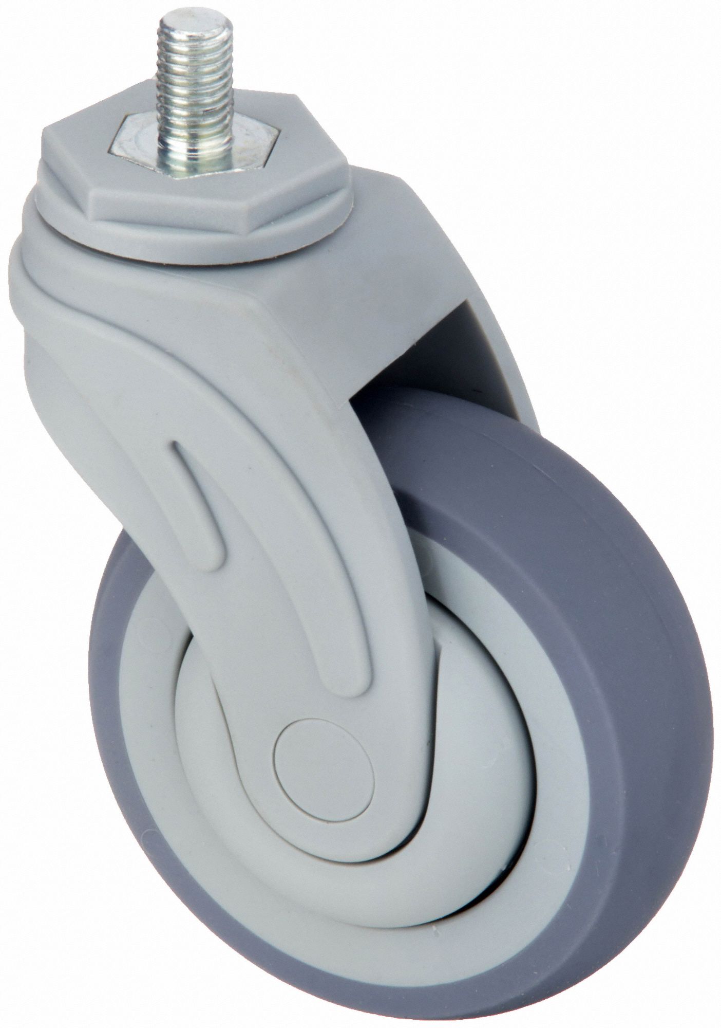 APPROVED VENDOR SINGLE-WHEEL THREADED STEM CASTER,5" - Stem Casters ...