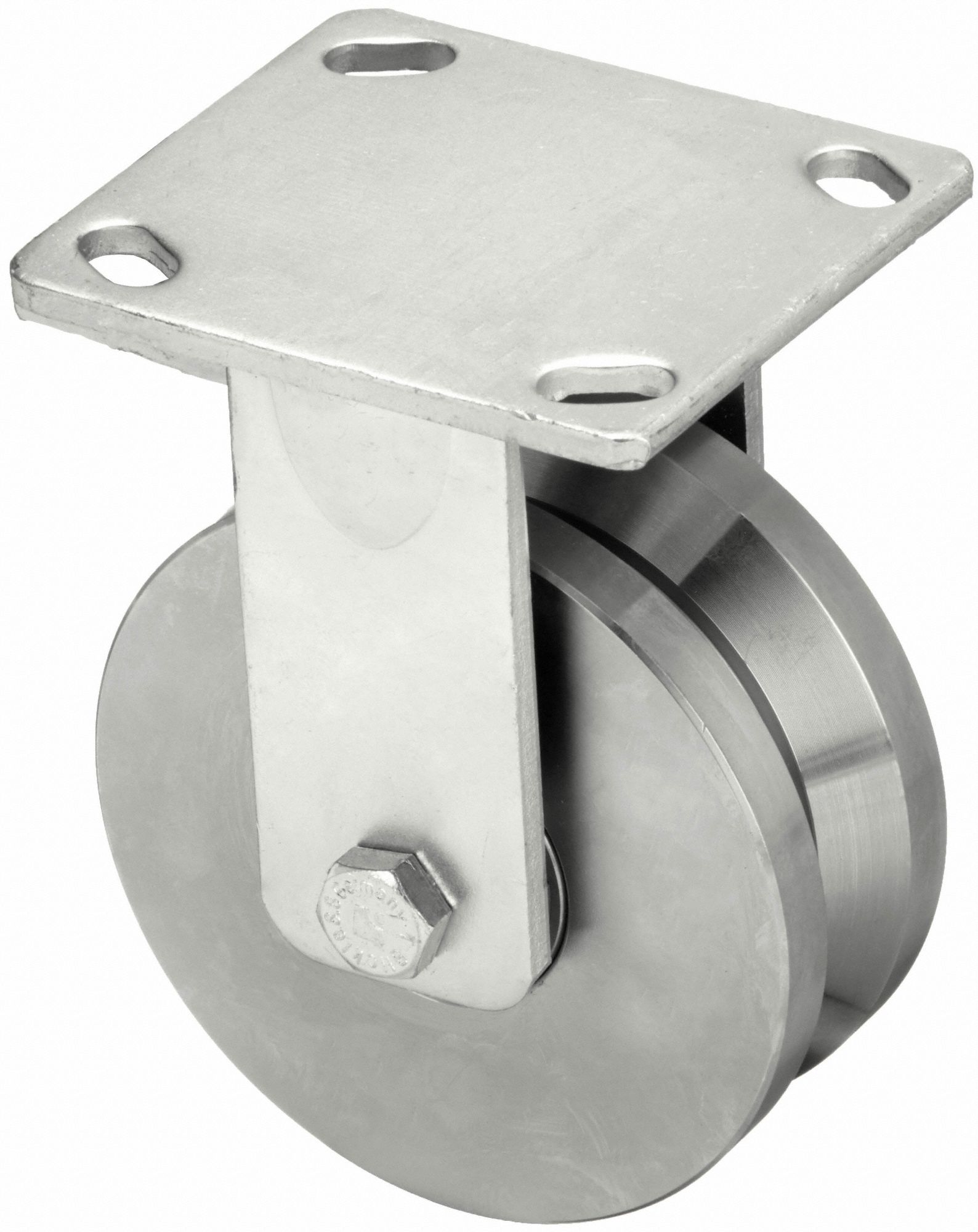 Rigid, 5 in Wheel Dia, Plate Caster - 454M85|P21R-DSPK 125K-14 - Grainger