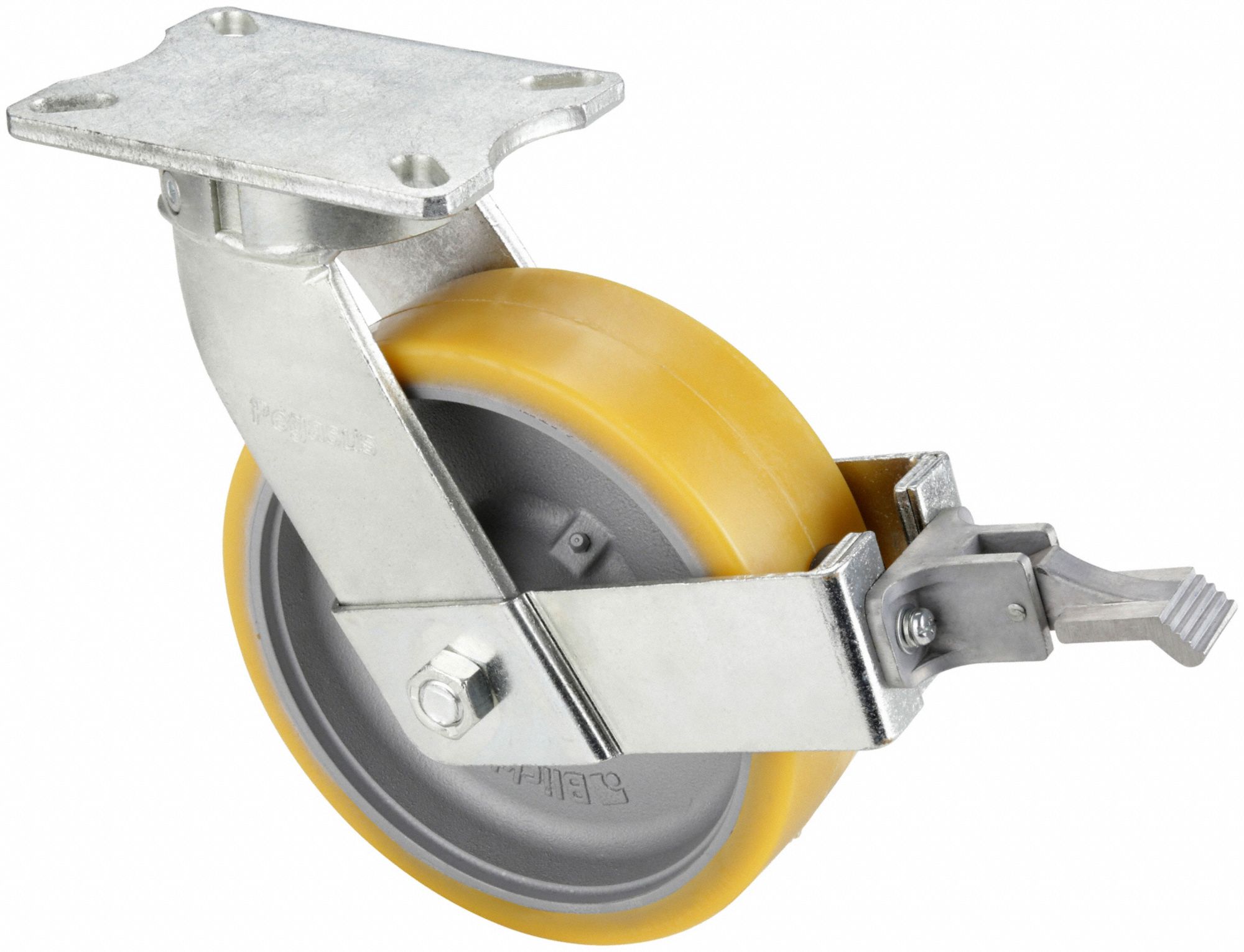 APPROVED VENDOR Rueda c/Placa sin Eje d/Pivote,3950 lb. - 454N32 | P27S ...