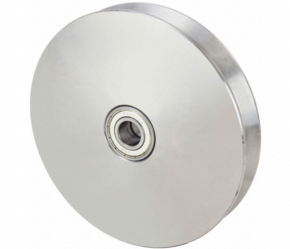 APPROVED VENDOR Rueda para Riel con Ranura en V,2204 lb. - 454N71 ...