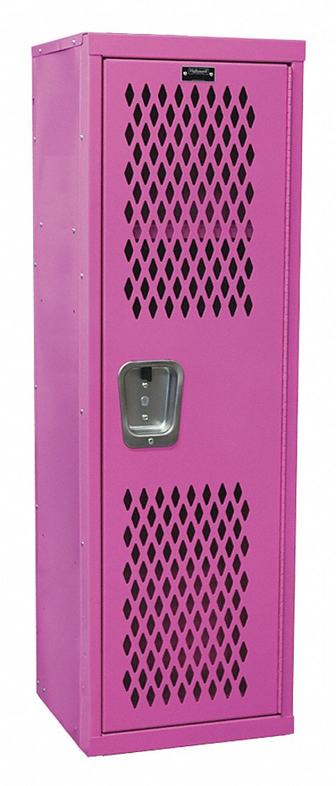 HALLOWELL, 15 in x 15 in x 48 in, Ventilated, Wardrobe Locker - 454N87 ...