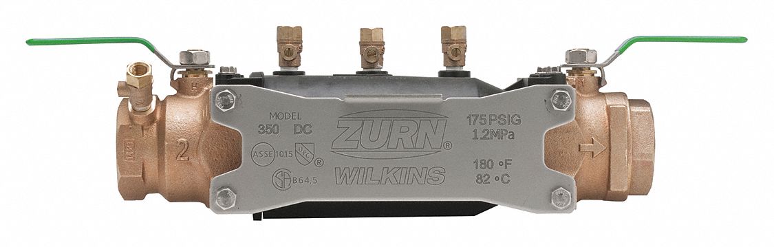 ZURN WILKINS, 350XL, 2 in Pipe Size, Backflow Preventer - 454N95|2 ...