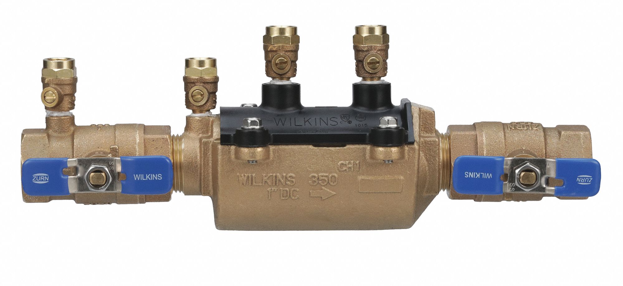 ZURN WILKINS, 350, 1 in Pipe Size, Backflow Preventer - 454N92|1-350 ...