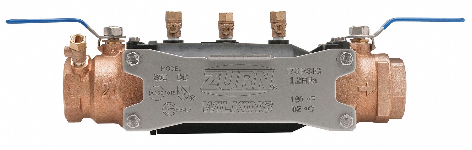 ZURN WILKINS, 350, 2 in Pipe Size, Backflow Preventer - 454N94|2-350 ...