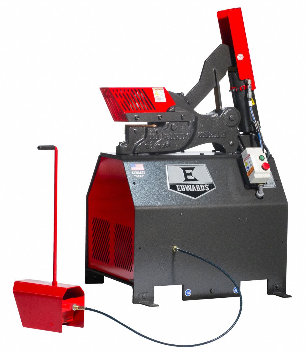 EDWARDS, Hydraulic, 6 in Max. Cut Wd, Machining Shear - 454R62|SH7 ...