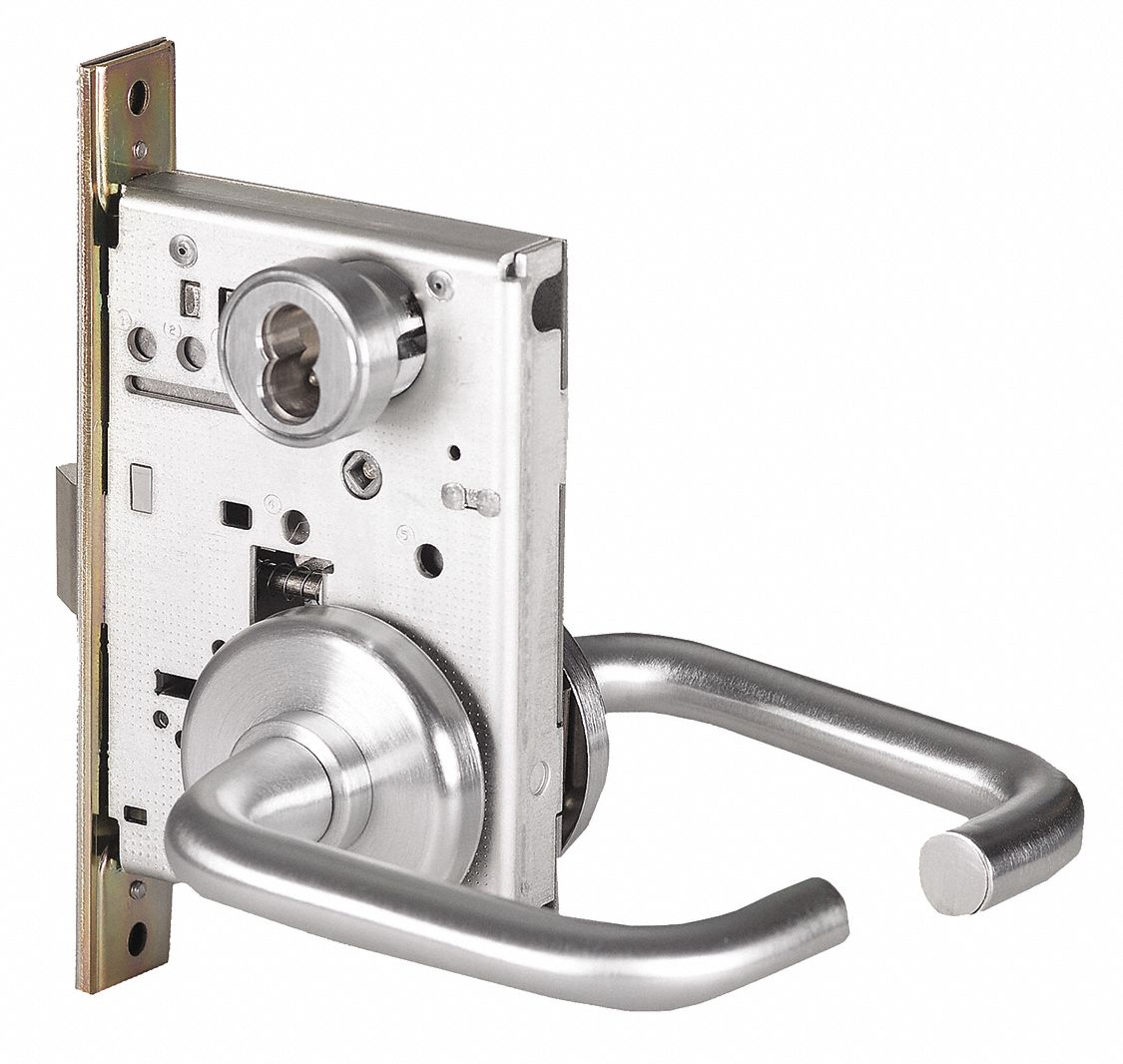 BEST, Office Lever Locksets, Chrome, Door Lockset - 454V26|45H7T3H626LH ...