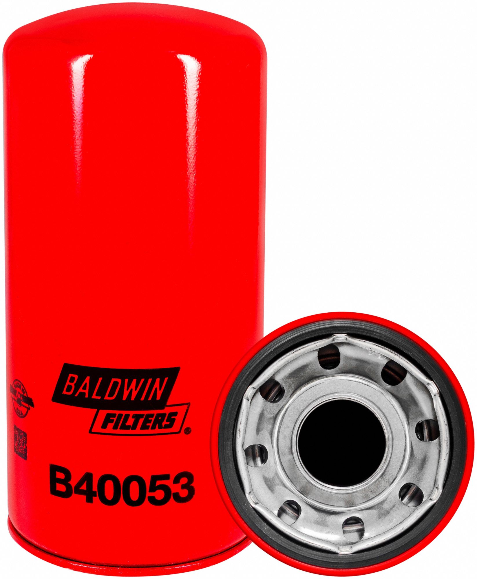 BALDWIN FILTERS, B40053, 1 5/8"-12 Thread Size, Oil Filter - 454W86 ...
