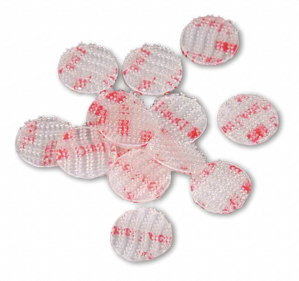 3M DUAL LOCK, Disc, 3/4 in Overall Dia, Hook-and-Loop Fastener - 454W87 ...