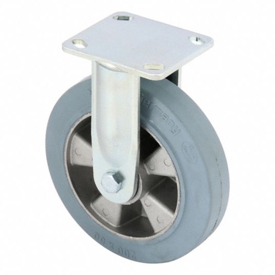 Rigid, No Brake, Plate Caster - 454Y08|BES-ALEV 200K-14-SG - Grainger