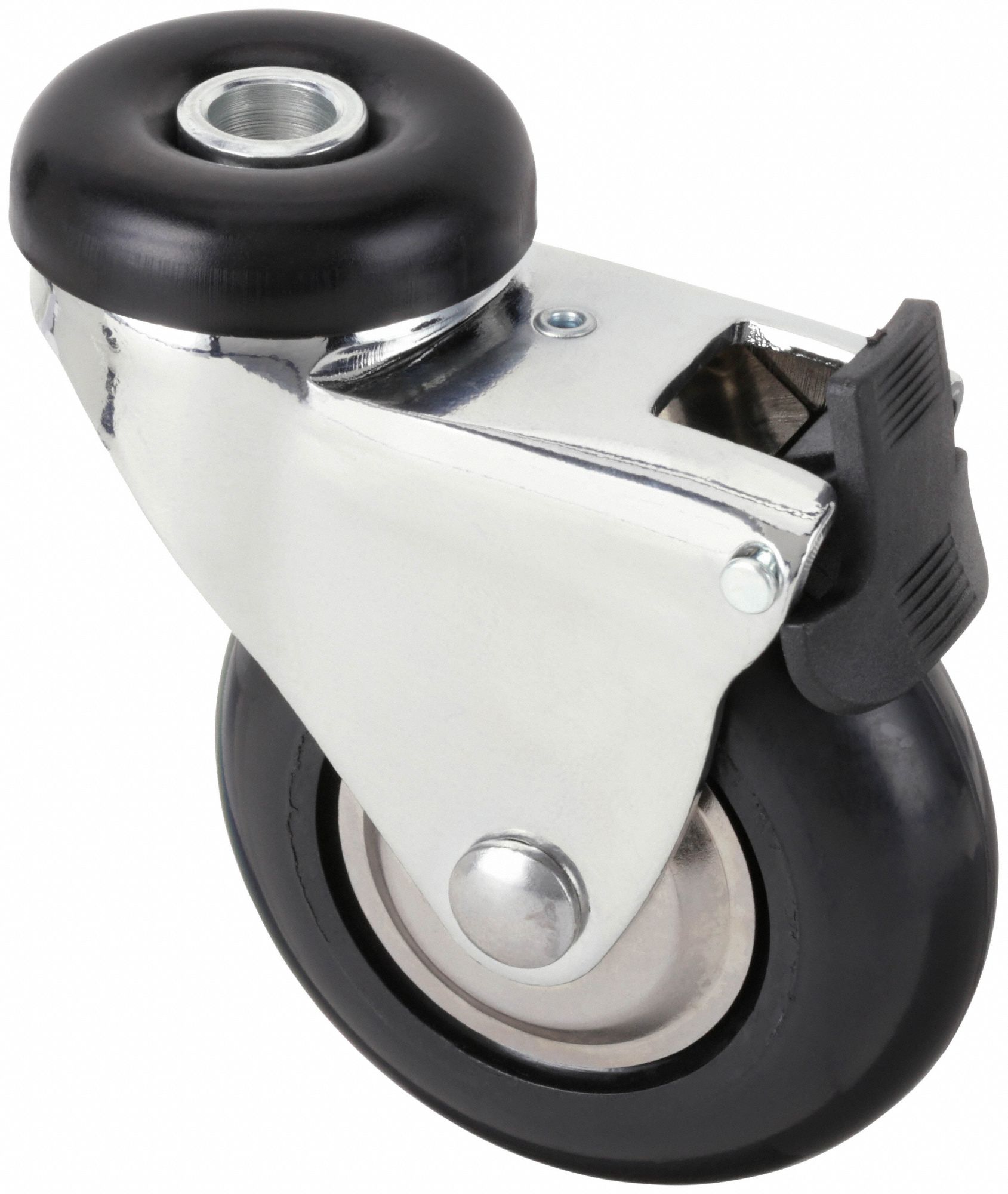 Swivel, Total Lock, Bolt-Hole Caster - 454Y12|P7S-SRP030K-H-TB - Grainger