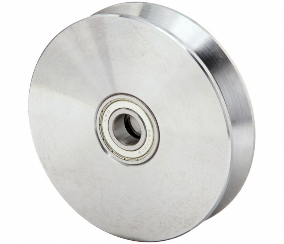 APPROVED VENDOR Rueda para Riel con Ranura en V,1760 lb. - 454Y24 ...