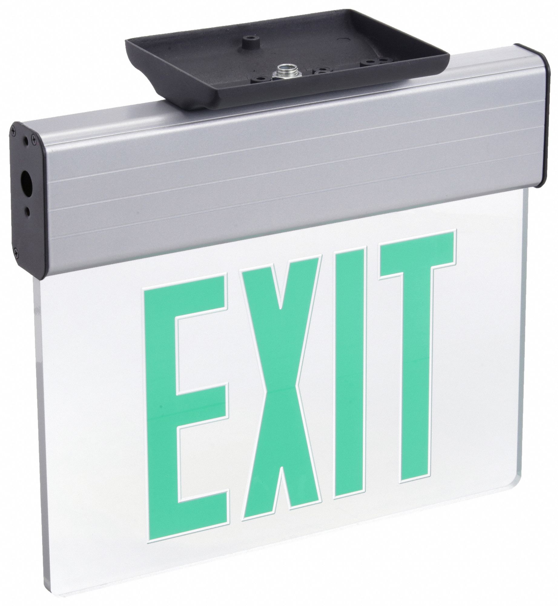 1 Faces, Green, Exit Sign - 454Y92|EDG 1 G EL SD - Grainger