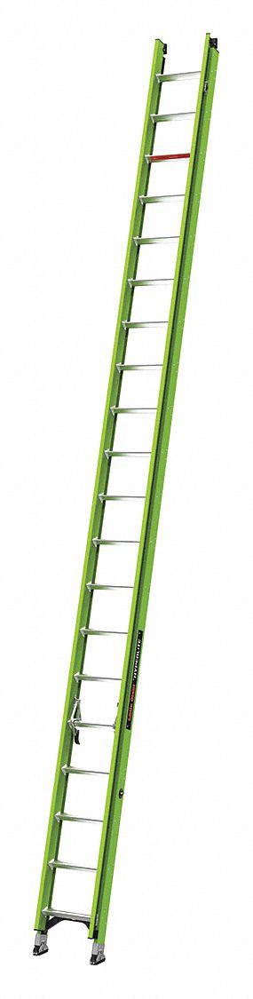 LITTLE GIANT, 40 ft Ladder Size, Fiberglass, Extension Ladder - 455C47 ...