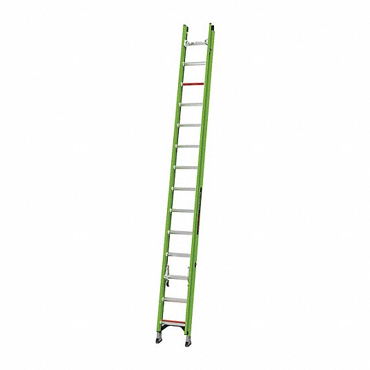 LITTLE GIANT, 28 ft Overall Ht, Fiberglass, Extension Ladder - 455C56 ... LITTLE GIANT, 28 ft Overall Ht, Fiberglass, Extension Ladder - 455C56 ...
