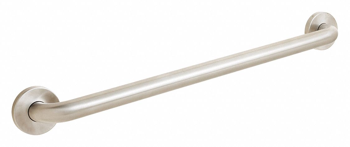 SPEAKMAN, Straight, 48 in Lg, Grab Bar - 455D56|SA-1009-48-BN - Grainger
