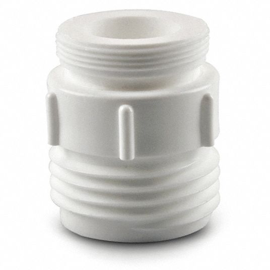 DRAIN KING, Plastic, Unfinished Finish, Faucet Outlet Adapter - 455F32 ...