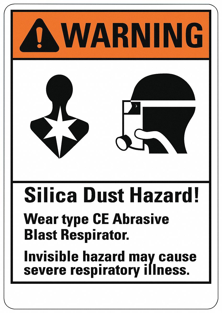 Non-PVC Polymer, Adhesive Sign Mounting, Warning Sign - 455F98|LCU6 ...