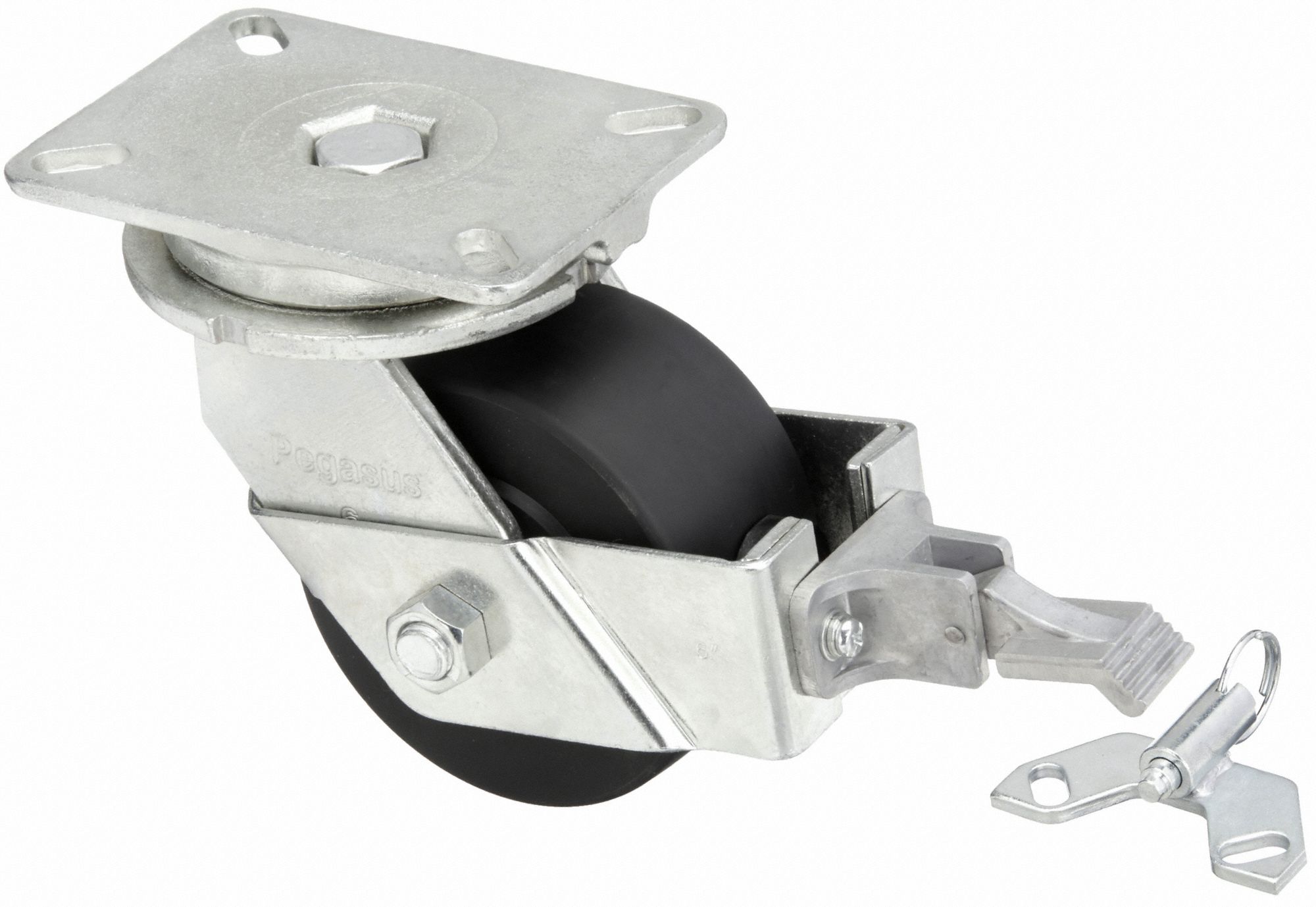Swivel, Directional Lock/No Brake, Plate Caster - 455T71|P29S-NMB060K ...