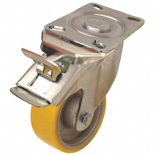 8 in Wheel Dia., 2200 lb, Standard Plate Caster - 455U03|US_LH-GTH 200K ...