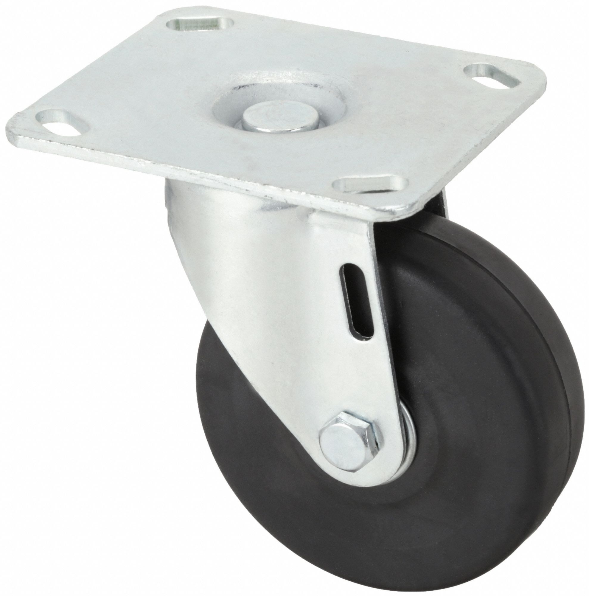 Swivel, No Brake, Plate Caster - 455U18|P12S-R040B-P3 - Grainger