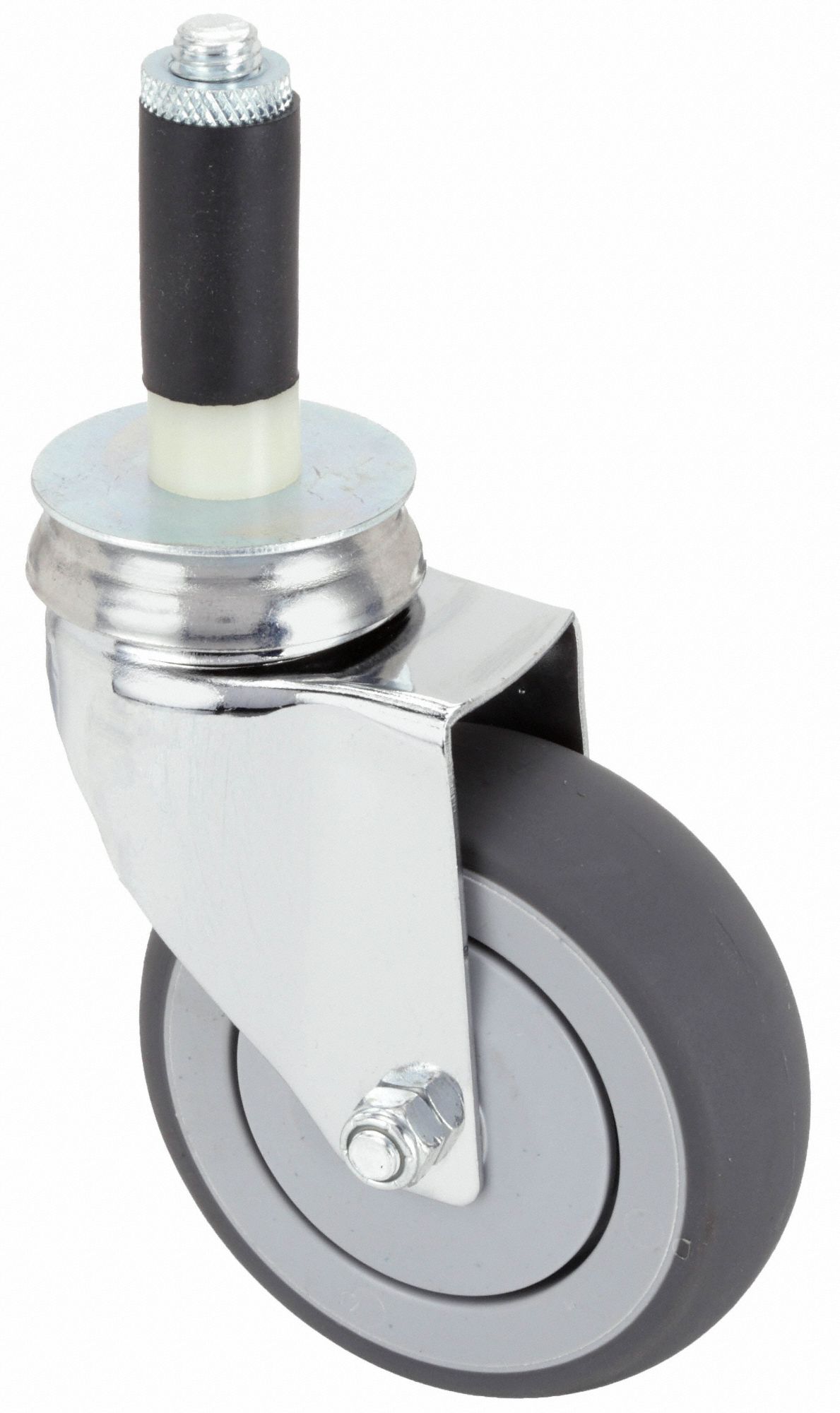 Swivel, 4 in Wheel Dia., Stem Caster - 455U26|P14S-RP040K-SX3 - Grainger