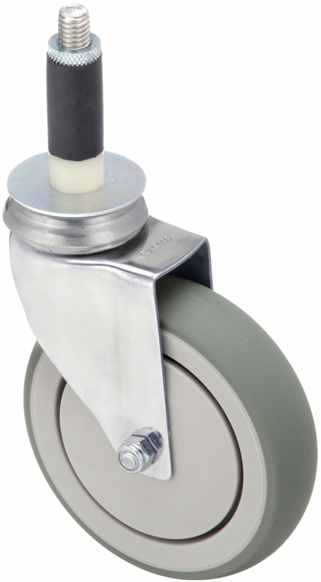Swivel, 5 in Wheel Dia., Stem Caster - 455U25|P14SX-RP050K-SX3-AM ...