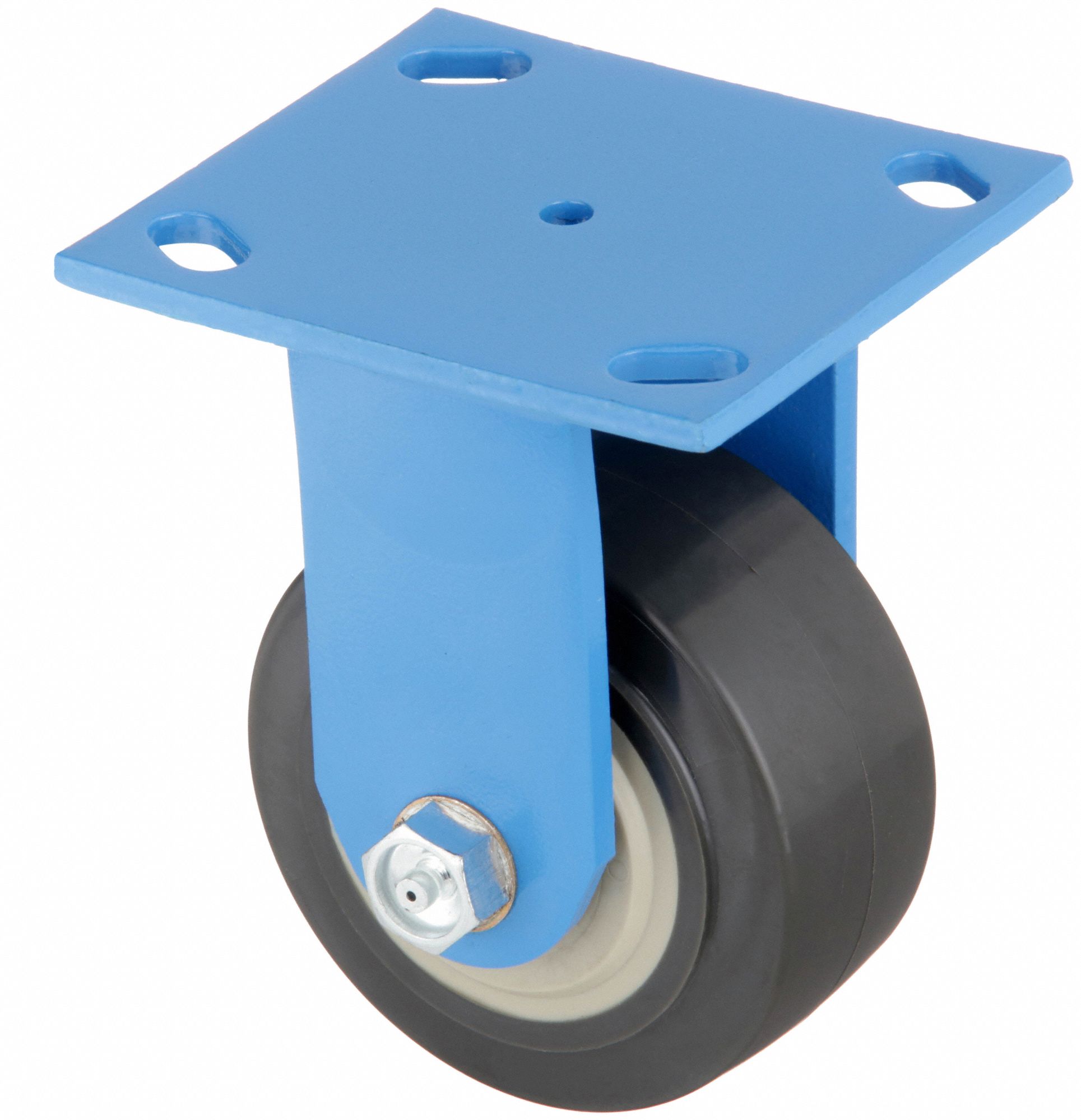 Rigid, No Brake, Plate Caster - 455U51|P21R-UP040D-14-BC - Grainger