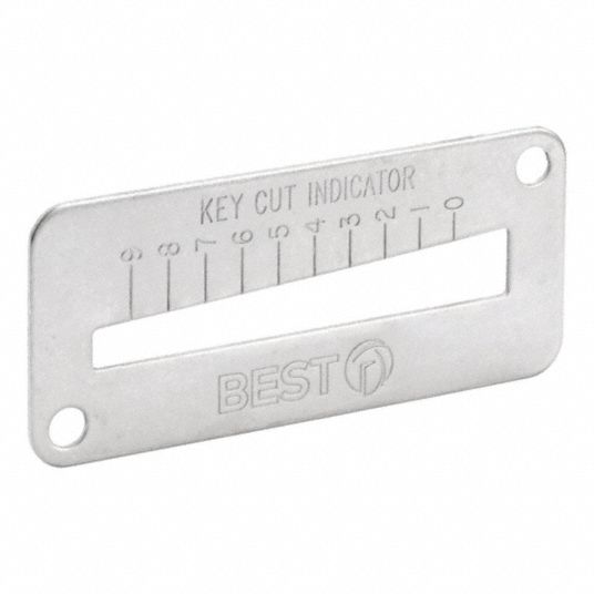 BEST, Steel, 1 1/4 in Overall Wd, Key Gauge - 455V63|AD501-2 - Grainger