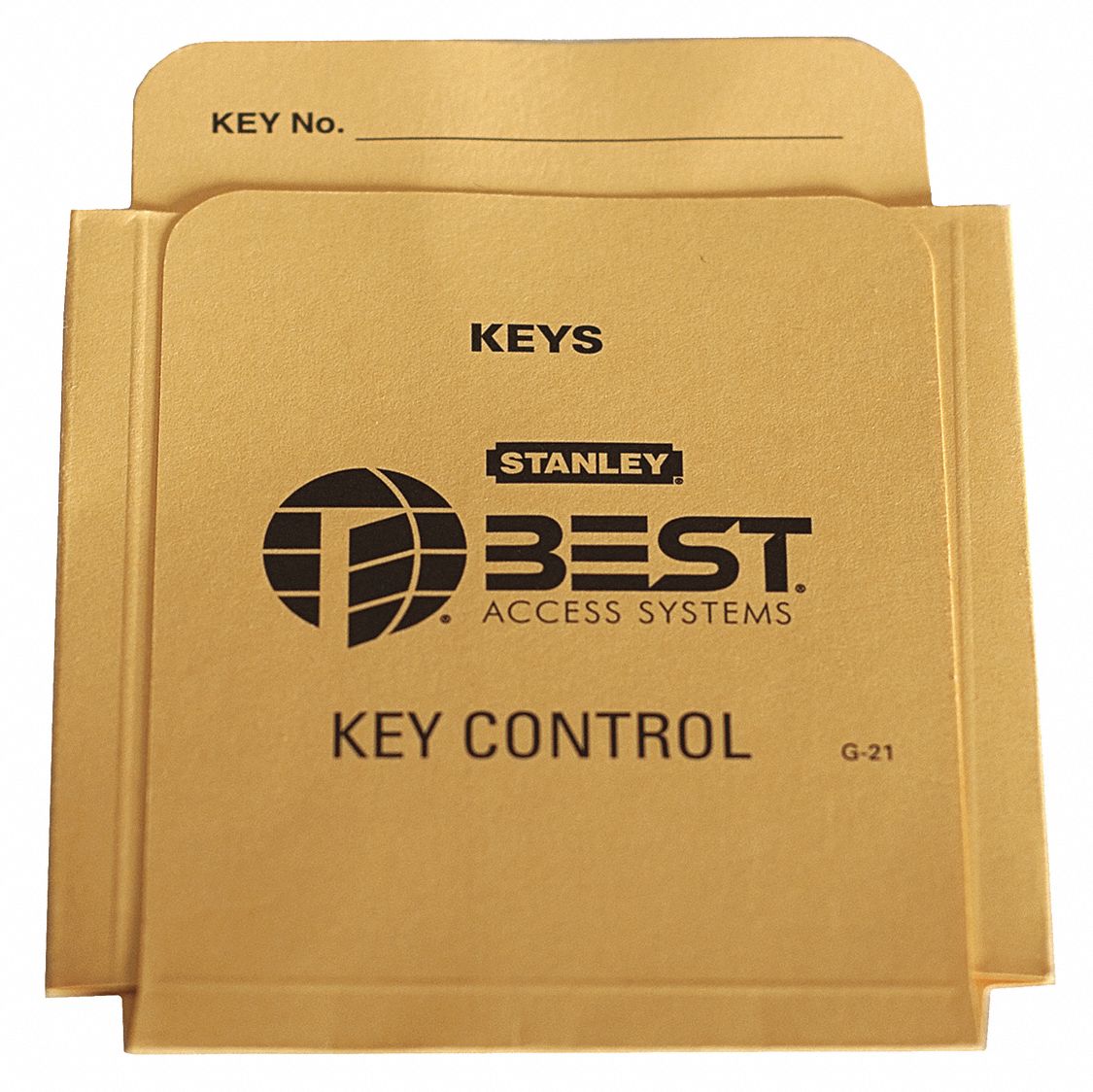 BEST, Paper, Holds Specific Key Markings, Key Authorization Card ...