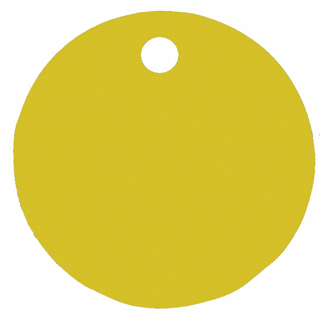 Aluminum, Gold, Blank Tag - 456Y14|43735 - Grainger