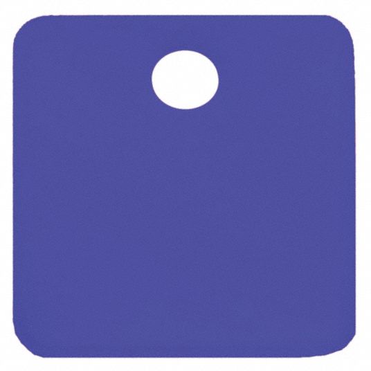 Aluminum, Blue, Blank Tag - 456Y28|43749 - Grainger